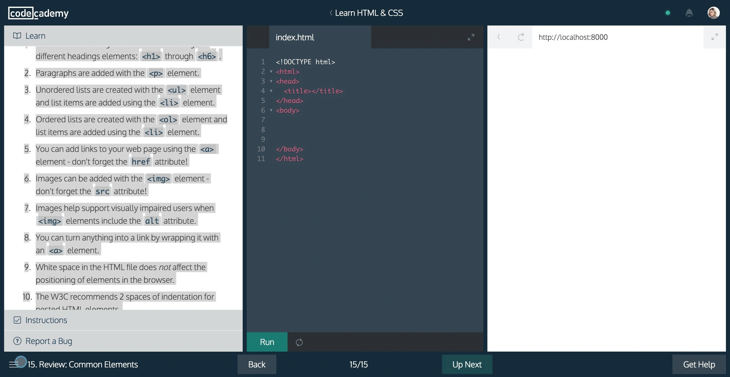 Valeria Zagalets - Learn HTML & CSS | Codecademy – Savee