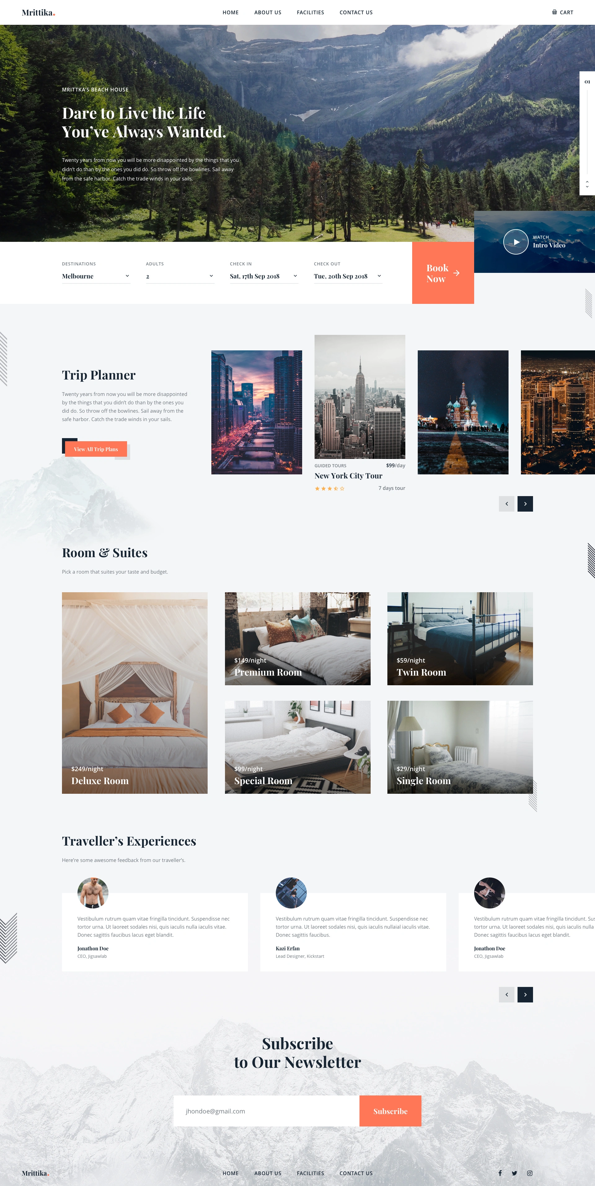 Jon - Travel Website Design – Savee