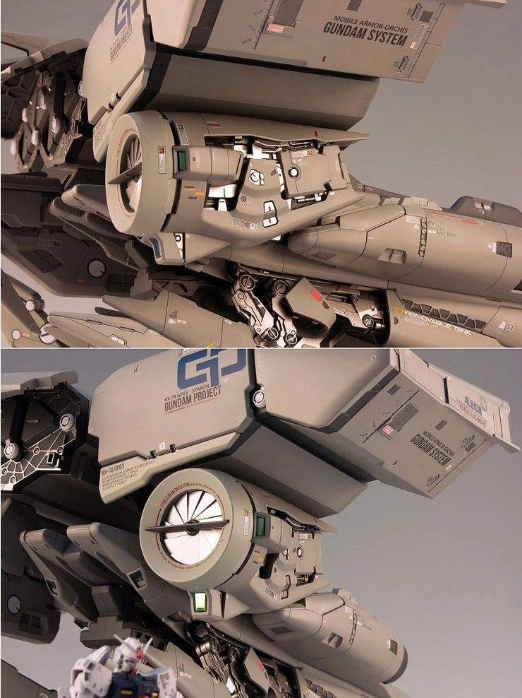 Sergio Seabra - HGUC 1/144 RX-78GP03 GundamGP03 Dentrobium - Painted ...