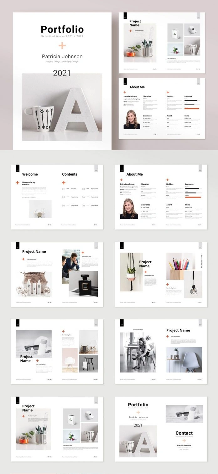 Rachael Wu - Portfolio InDesign Template by PixWork – SAVEE