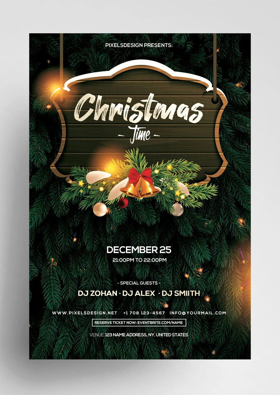 Tee Jay - Christmas Time 2020 Free Flyer Template (PSD) – Savee