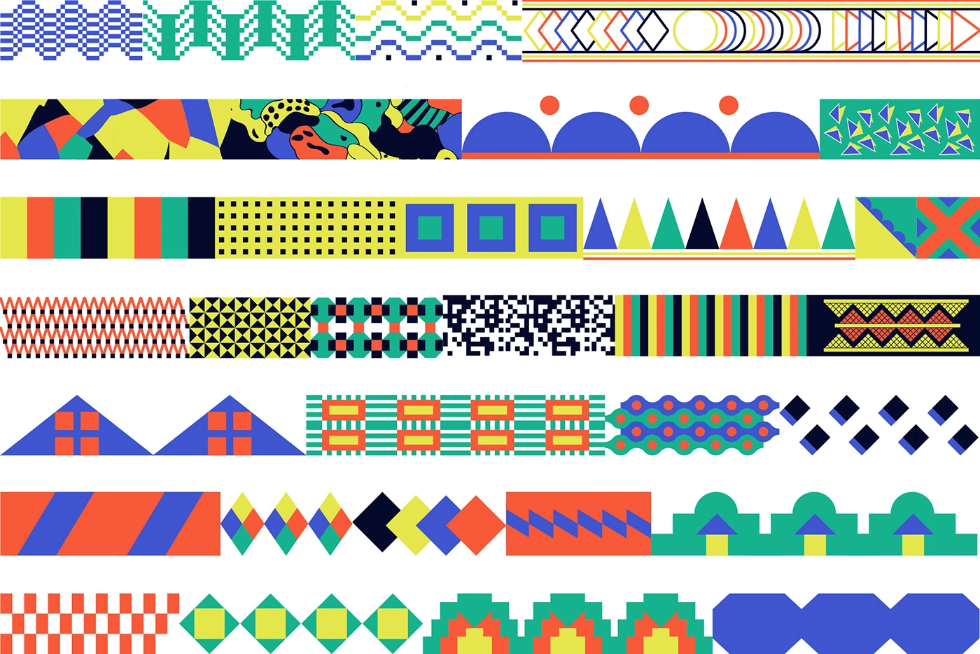 Jason Geldmacher - Daniel Triendl birgit palma font kenya africa pattern ILLUSTRATION colour ...