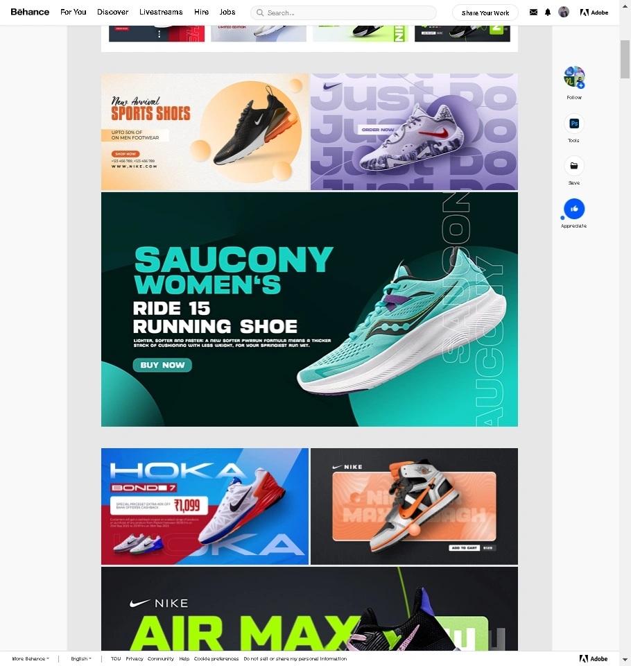 Rohi Ihoayo James-Odeyale - Shoes Web Banner | Social Media | Banner on ...