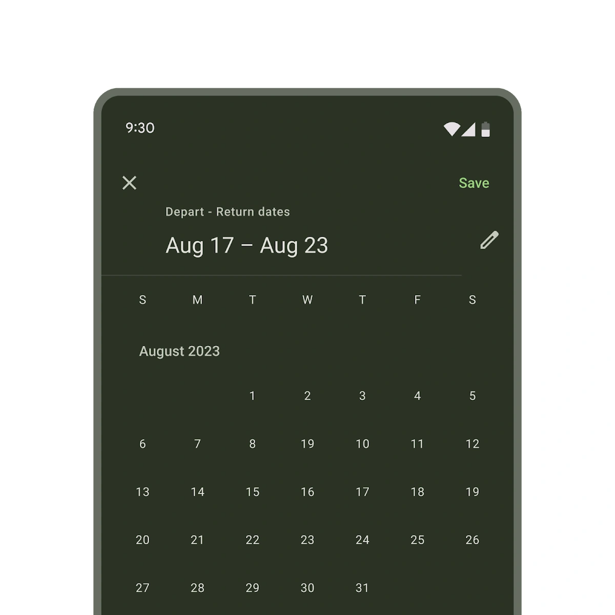 Youssif mansour - Date pickers – Material Design 3 – Savee