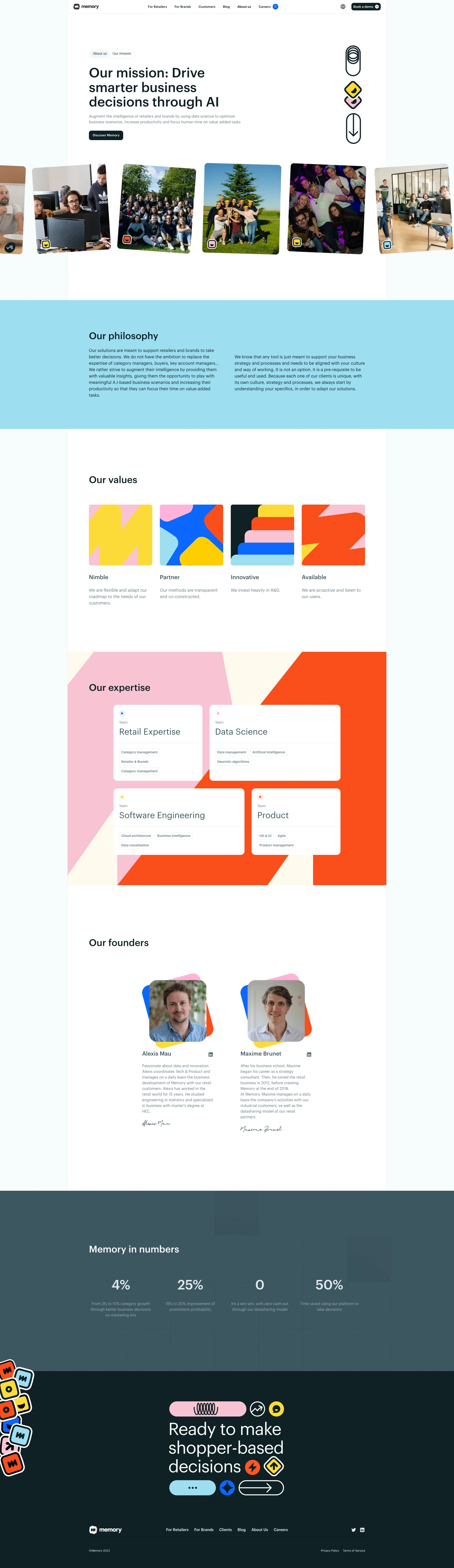 Ruslan - In The Memory Landing Page Example: – Savee