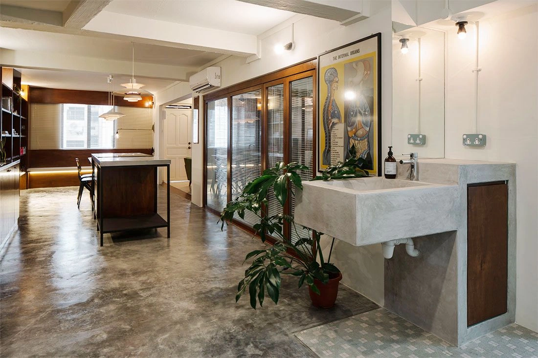 jordan - An old HDB flat turns now a timeless mid-century modern home – Savee