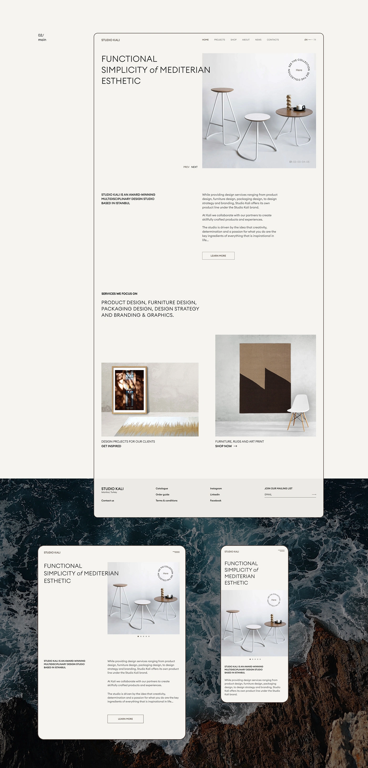 Matt - Studio Kali - redesign concept on Behance – SAVEE