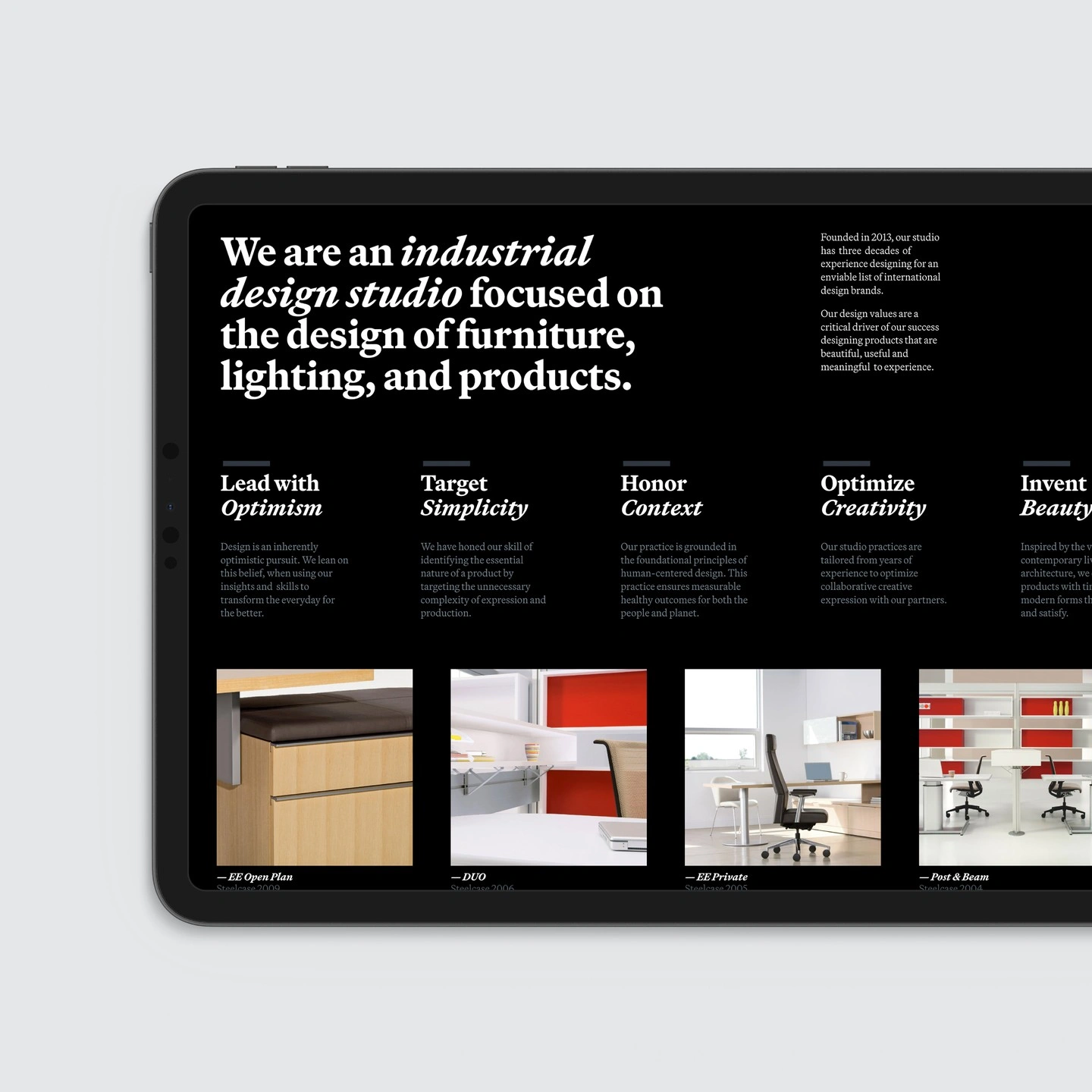 Tim Dyson - To coincide with the brand launch, Order designed and ...