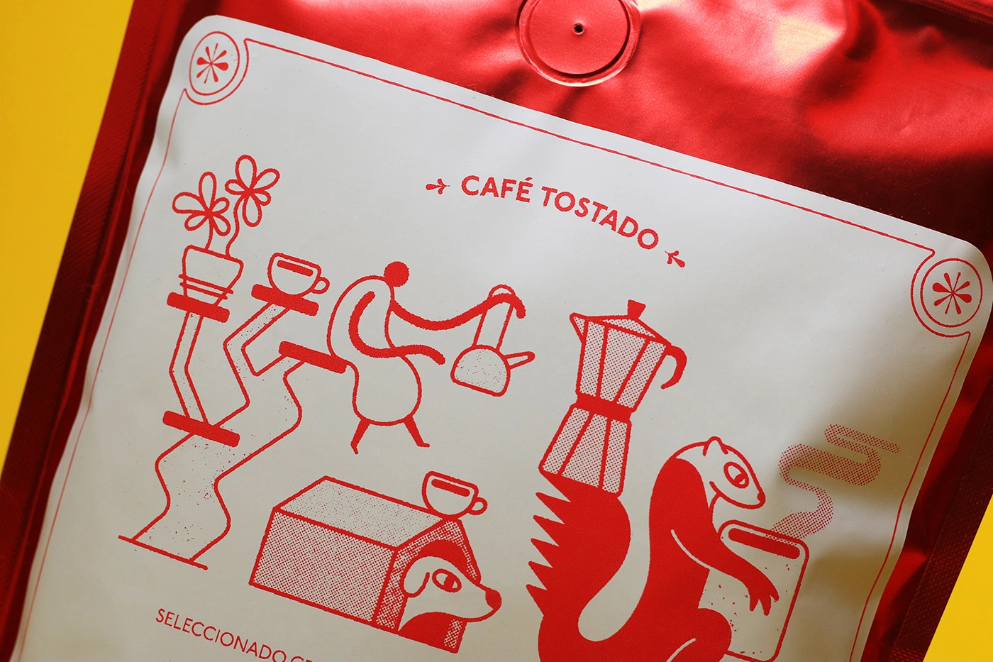 Shane - Coffee cafe branding etiqueta ilustracion ILLUSTRATION visual ...