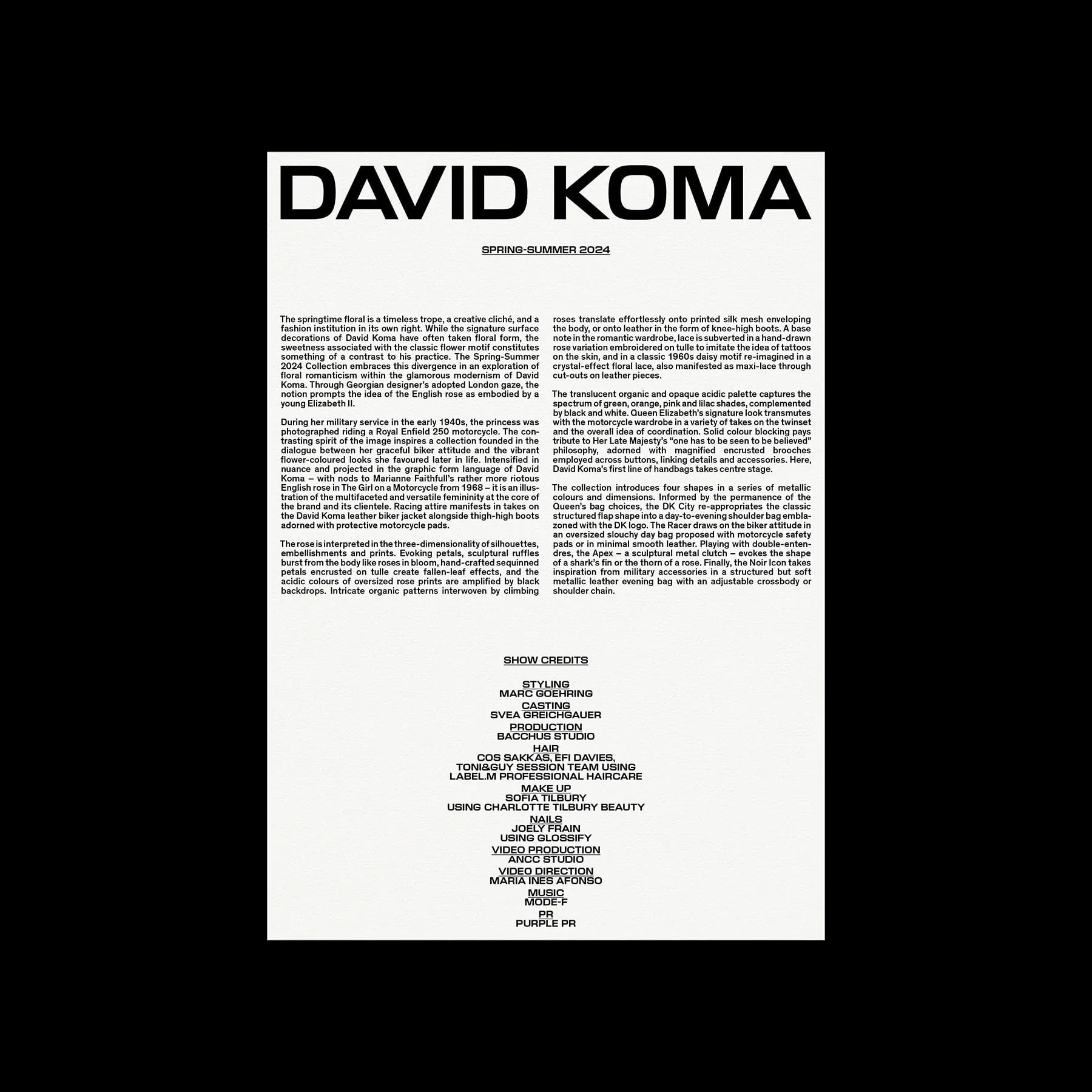 Caspar Jung - David Koma by République Studio – Savee