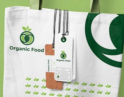Abdul Gaffar - Organic food logo. branding, brand identity design – Savee