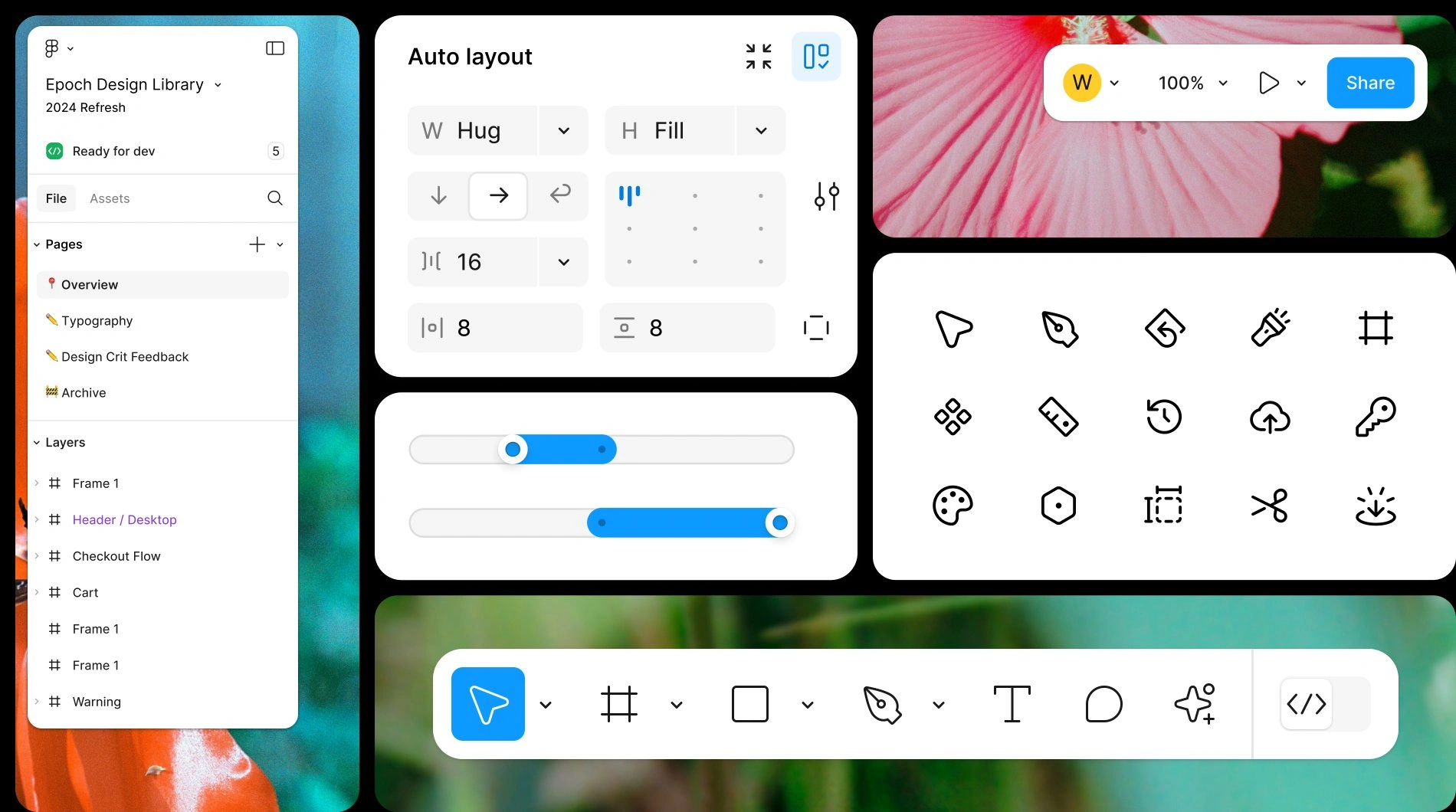 Timothee - A shot of UI3, the redesigned Figma. – Savee