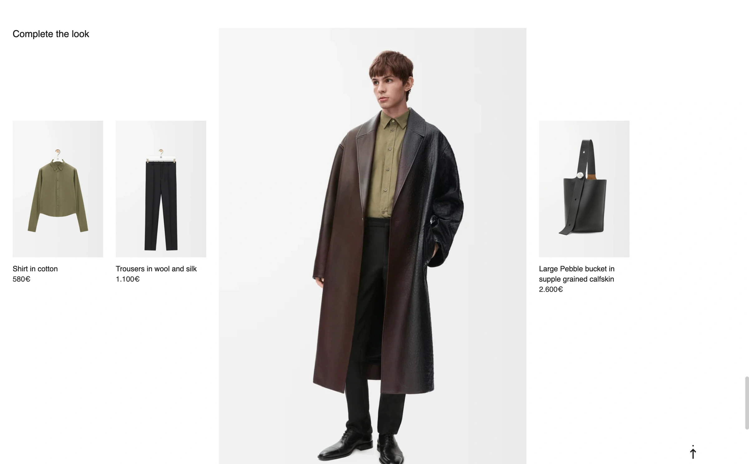 Lucas Berghoef - Coat in nappa calfskin Dark Brown - LOEWE – Savee