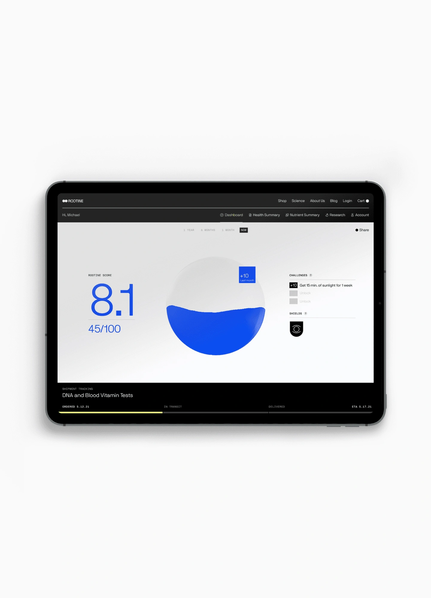Bruno Borella - Rootine dashboard – Savee