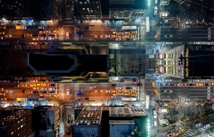 Pose - Image may contain: skyscraper, building and night – Savee