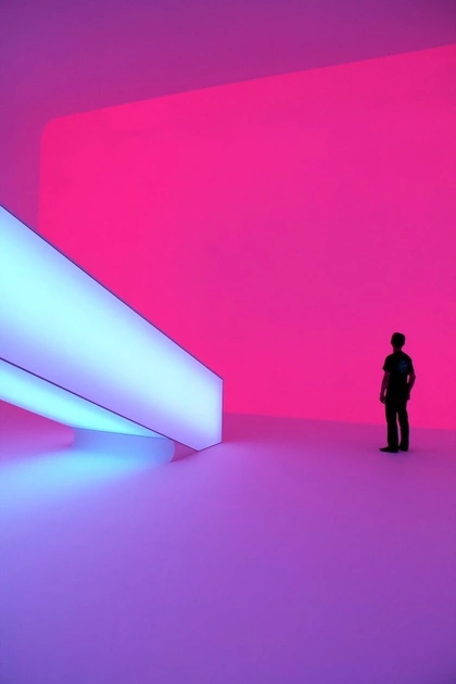 Nate - American Light Artist James Turrell | Installation art, Neon art, Light art – Savee