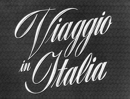Sean Suozzi - Journey to Italy (1954) Roberto Rossellini – Savee