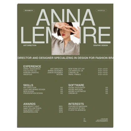 Sofija - Haus Resume Kit – Savee