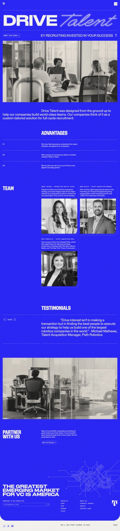 Ruslan - Drive Capital Landing Page Example: Drive Capital is a venture ...