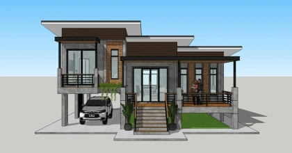 Brandon Nicholas Teo - แบบบ้านชั้นครึ่งสไตล์ลอฟท์ 3 ห้องนอน 2 ห้องน้ำ ...