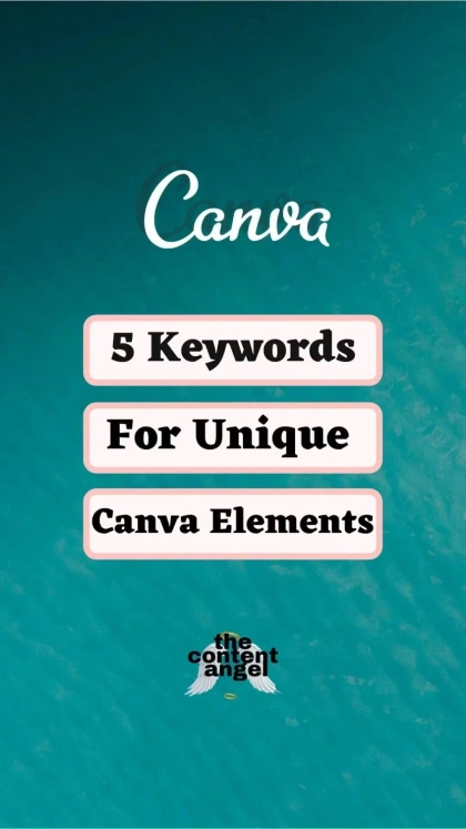 Kyashonna Louis - Canva Keywords for Elements Search Ideas. Use these ...