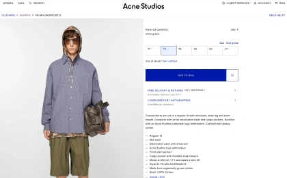 peterpolacsek - Acne Studios - Ripstop shorts - Olive green – Savee