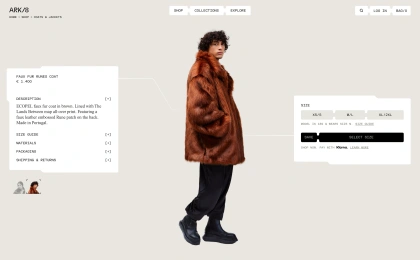 Usman Sayed - Faux Fur Rune Coat - ARK/8 x Elden Ring | ARK/8 – Savee