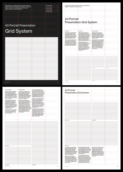 Stephen Kelman - A3 Portrait Presentation Grid System – Savee
